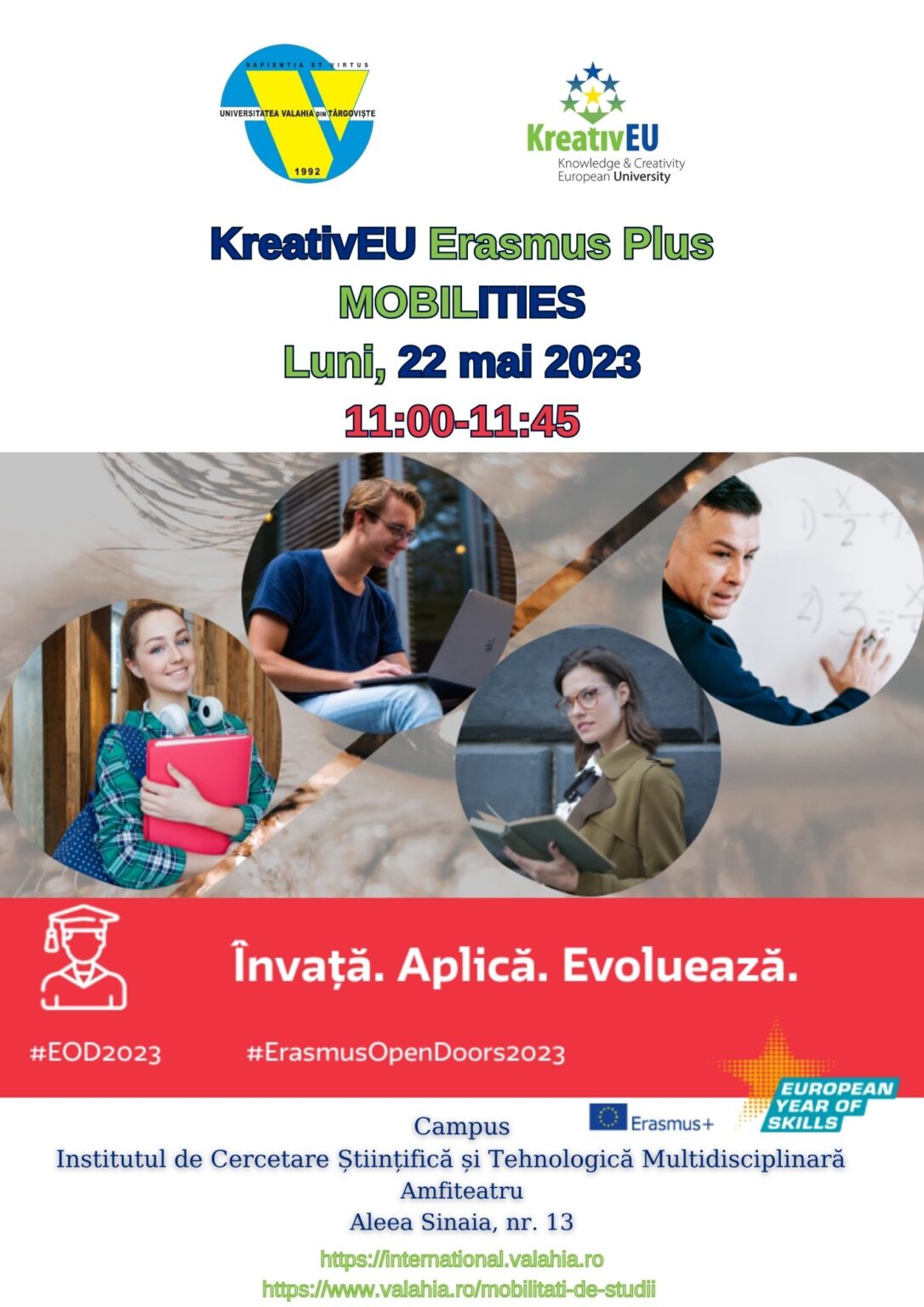 KreativEU Erasmus Plus Forum 2023 – Valahia University of Targoviste